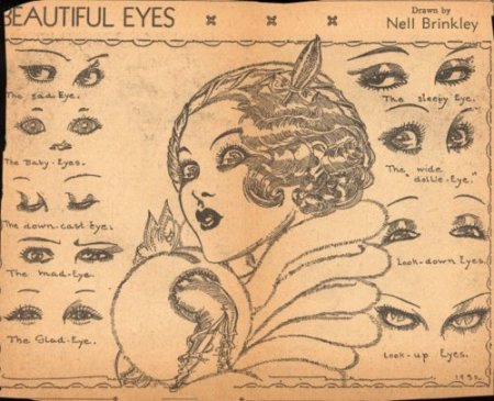 Flapper Eye Makeup, 1920s | MATTHEW'S ISLAND
