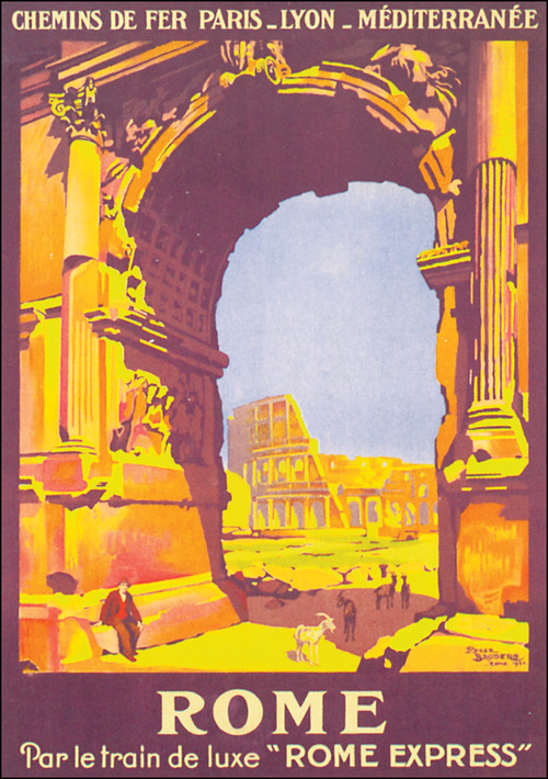 Old travel poster for Rome | MATTHEW'S ISLAND