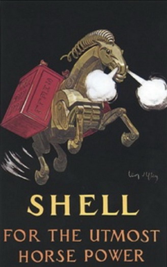Vintage (1910s?) Shell motor oil ad | MATTHEW'S ISLAND