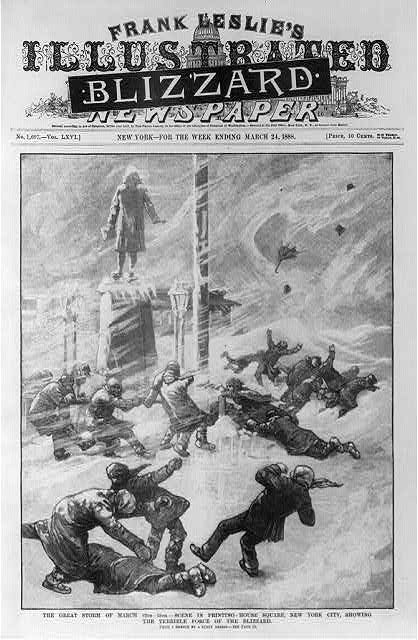 Blizzard of 1886, NYC | MATTHEW'S ISLAND