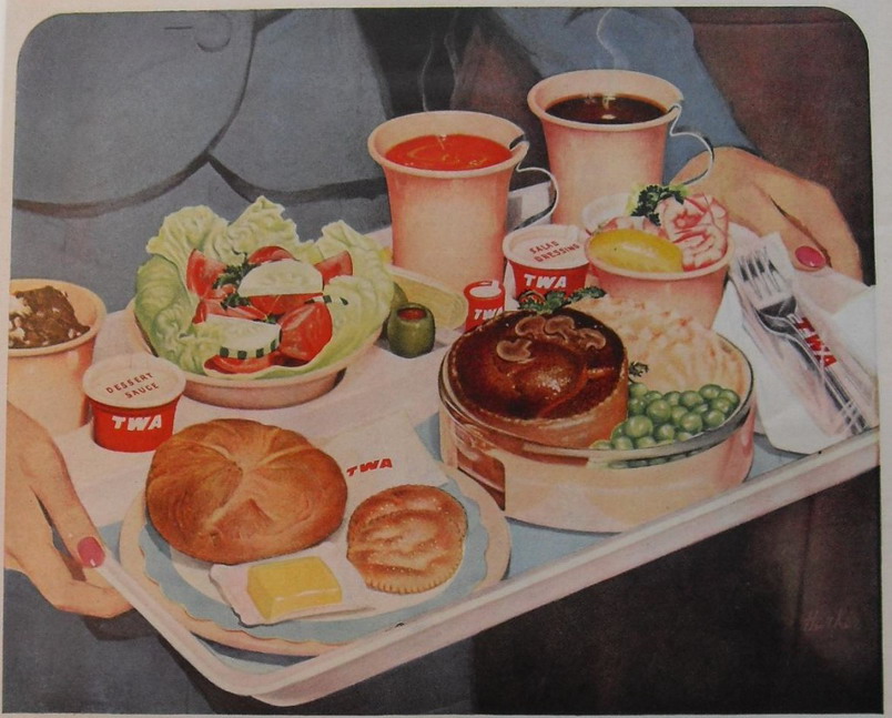 TWA airline food service, early 1950s | MATTHEW'S ISLAND