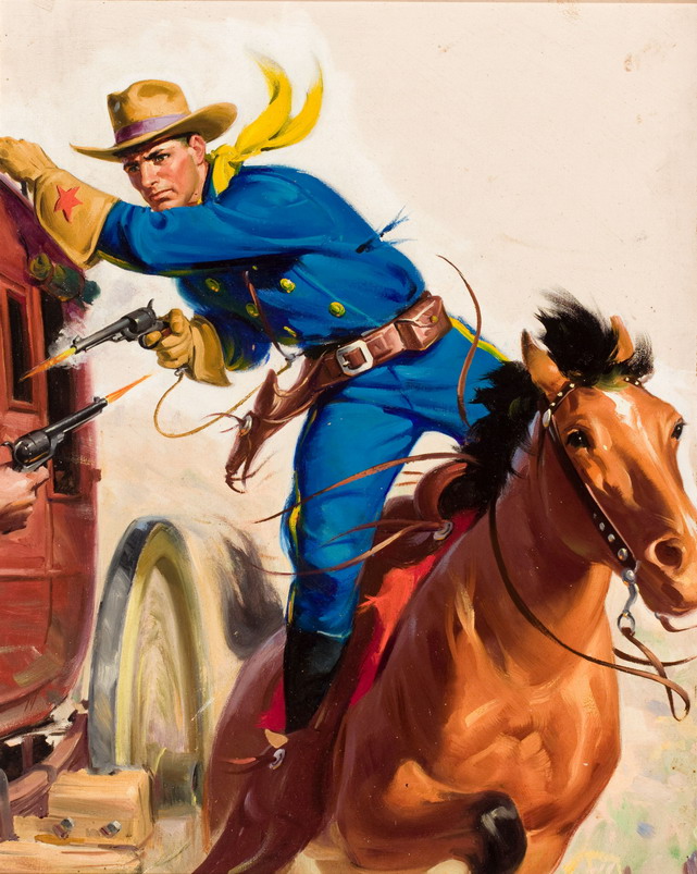 Pulp Fiction: Cowboy Illustration | MATTHEW'S ISLAND