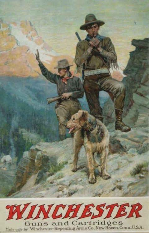 Winchester guns n’ ammo ad, 1920s | MATTHEW'S ISLAND