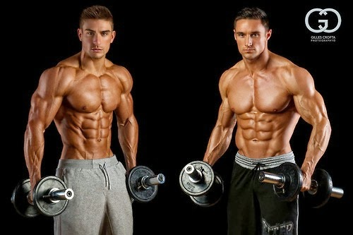 Muscular Men Together | MATTHEW'S ISLAND
