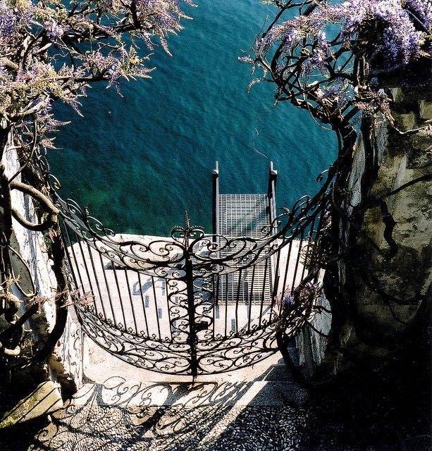 Private dock and gate on a lake in Italy | MATTHEW'S ISLAND