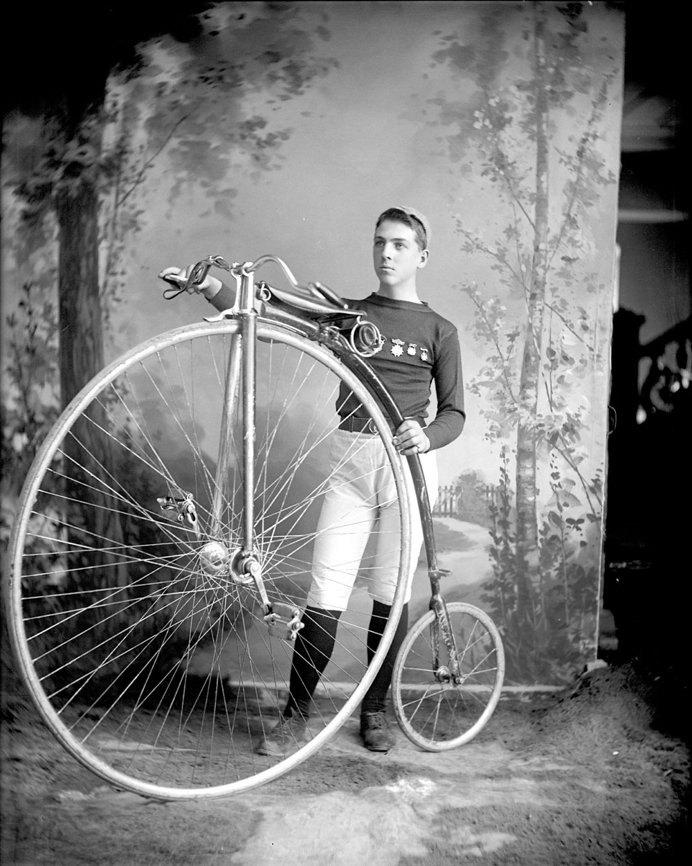 American high-wheel bicycle racer | MATTHEW'S ISLAND