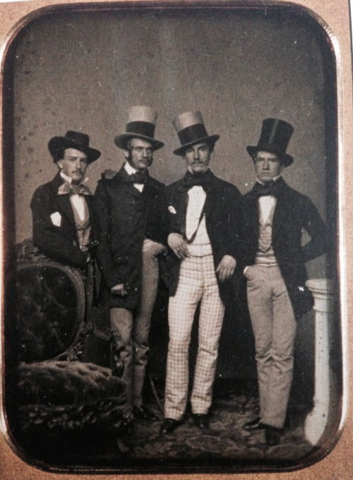 Four Men Together (and their hats) | MATTHEW'S ISLAND