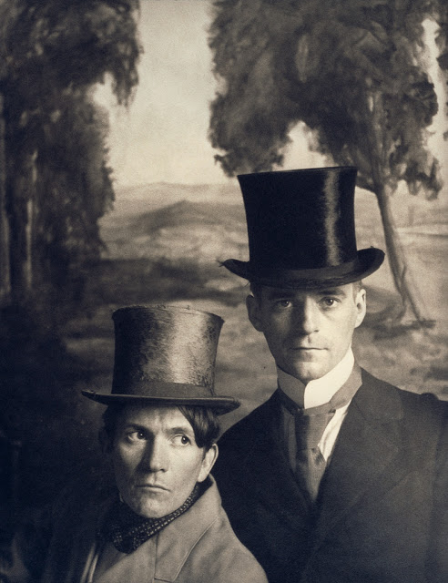 Men Together, wearing tophats | MATTHEW'S ISLAND