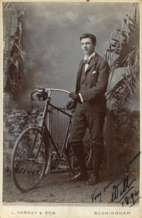 A man and his bicycle, 1894 | MATTHEW'S ISLAND