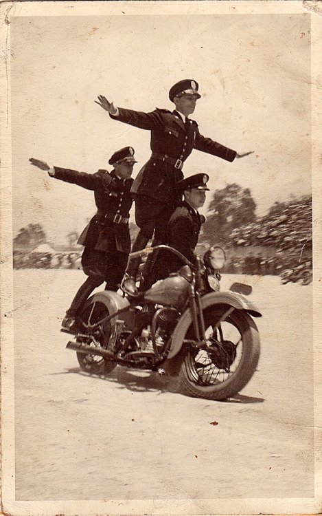 Nazi Motorcycle Stunt Team | MATTHEW'S ISLAND