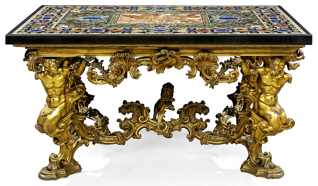 Italian table with a Roman top and Florentine base | MATTHEW'S ISLAND