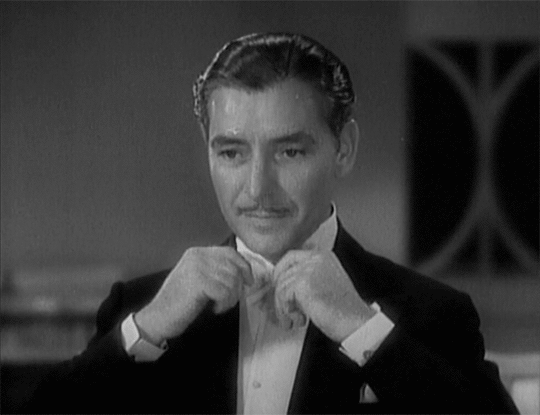 Ronald Coleman spiffing his stache | MATTHEW'S ISLAND