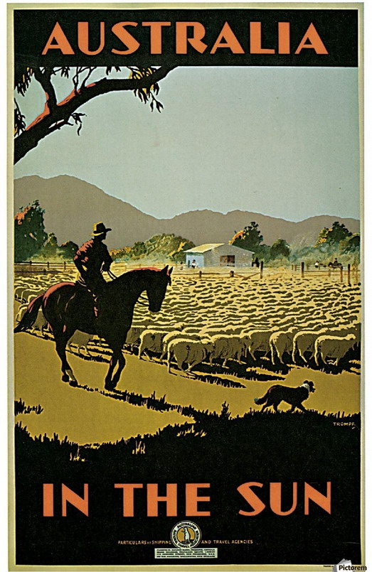 Vintage Australia Poster | MATTHEW'S ISLAND