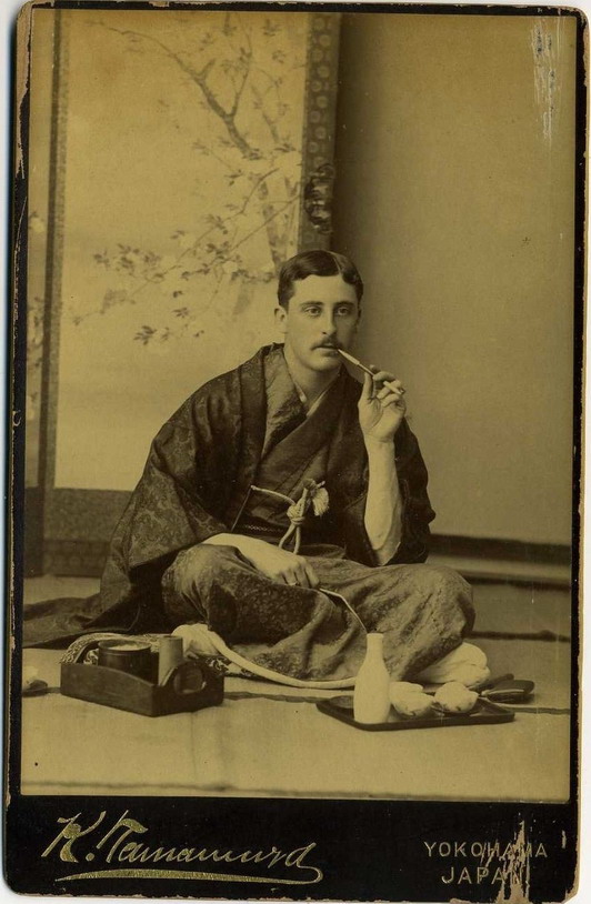 Mustachioed man in Japan, 1800s | MATTHEW'S ISLAND