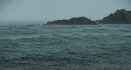 waves rain GIF | MATTHEW'S ISLAND