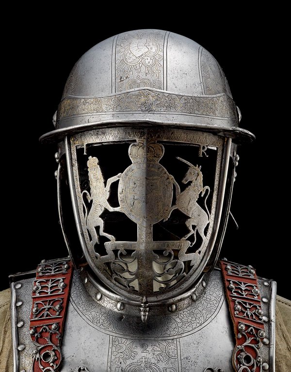 Helmet and face mask of King James II | MATTHEW'S ISLAND