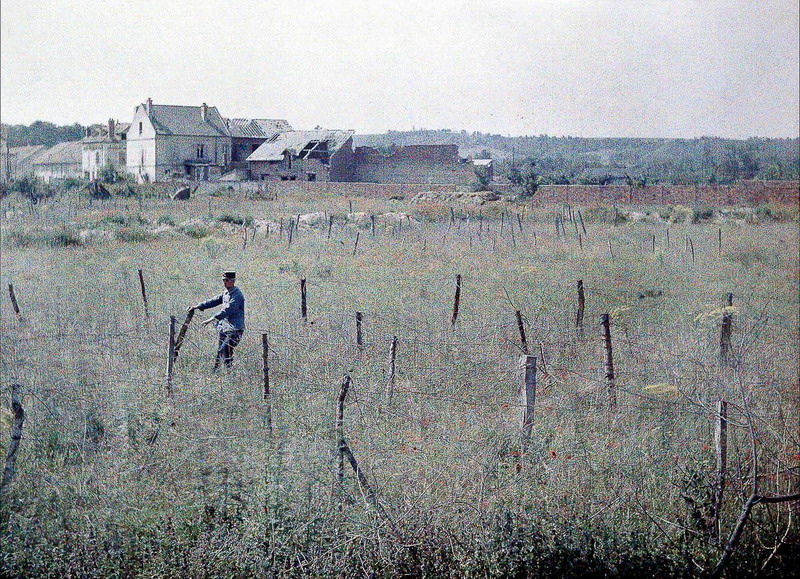 Autochrome (early colour photograph), northern France, WWI | MATTHEW'S ...