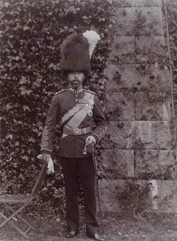 Tsar Nicholas II modeling a British uniform | MATTHEW'S ISLAND