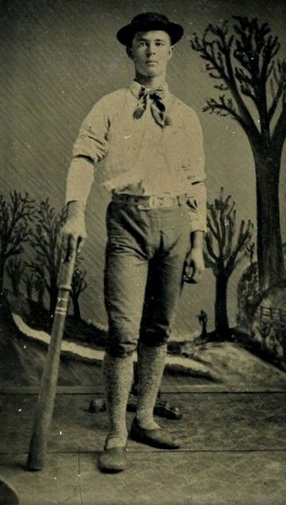 Vintage ball player | MATTHEW'S ISLAND