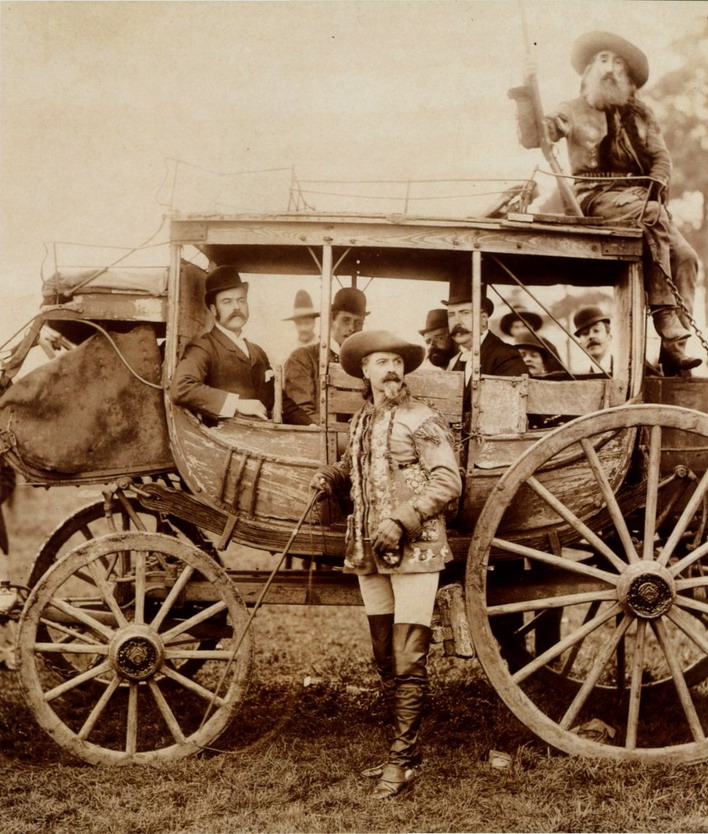 Buffalo Bill and stagecoach | MATTHEW'S ISLAND