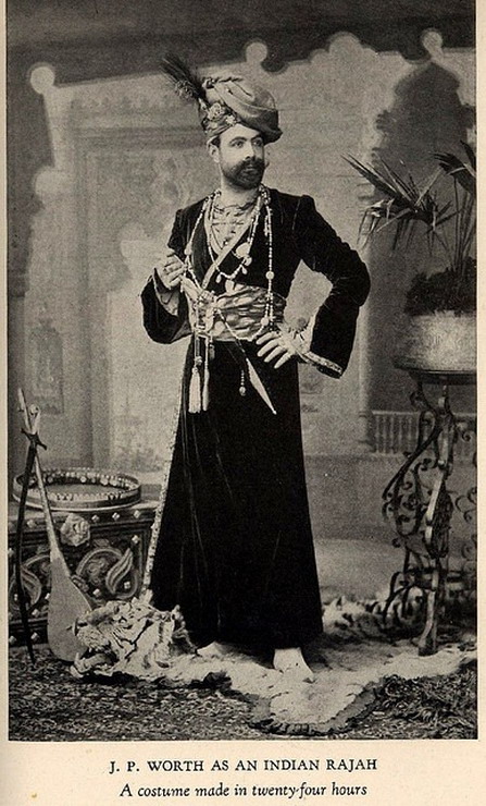 J.P. Worth as an Indian Rajah | MATTHEW'S ISLAND