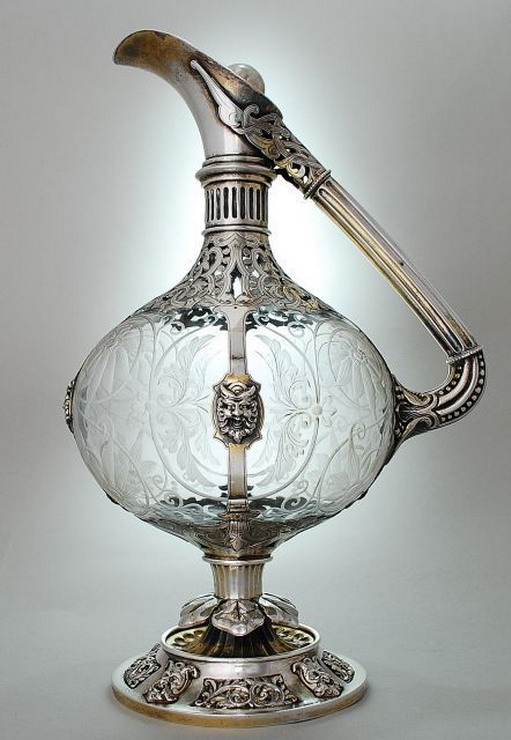 Ancient silver and crystal pitcher | MATTHEW'S ISLAND