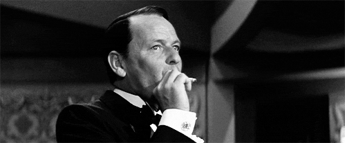 Frank Sinatra puffing | MATTHEW'S ISLAND