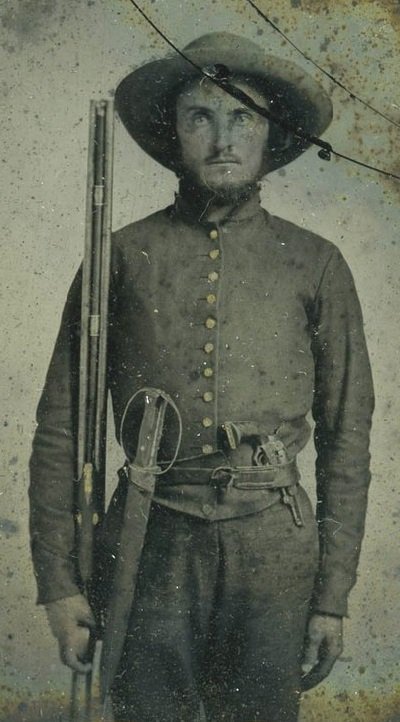 Confederate soldier, US Civil War | MATTHEW'S ISLAND
