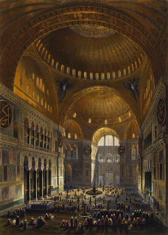 Hagia Sophia by Gaspari Fossati in 1852 | MATTHEW'S ISLAND