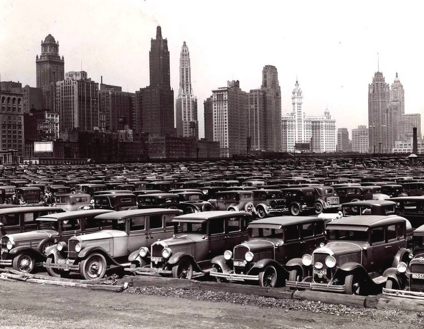 Parking lot, Chicago, 1930 | MATTHEW'S ISLAND