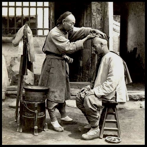 Vintage Chinese Pop-Up Barber Shop | MATTHEW'S ISLAND