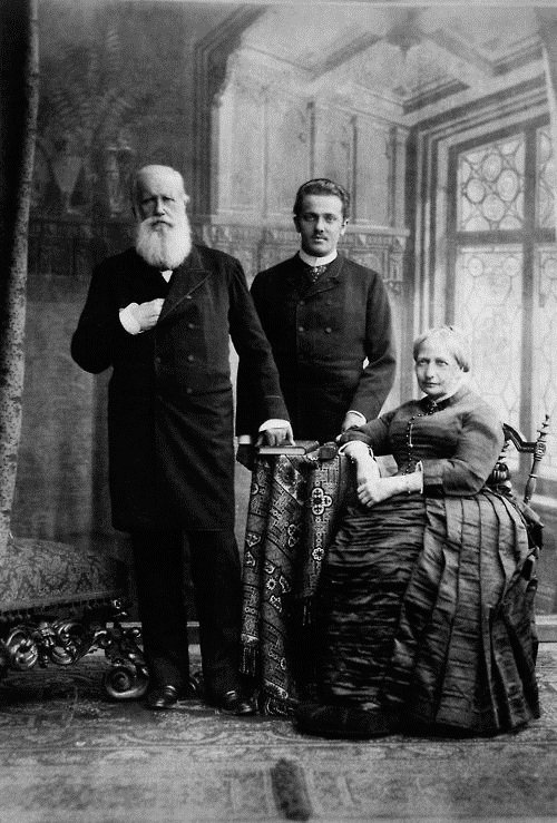 Emperor Pedro II and Empress Teresa Christina of Brazil with their ...