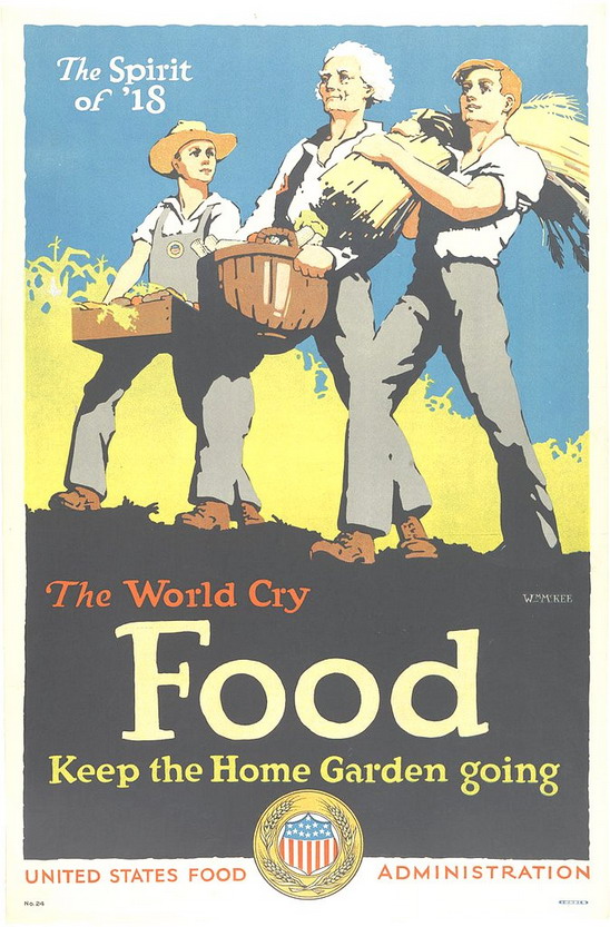 Grow Food! (US poster during WWI, 1918) | MATTHEW'S ISLAND