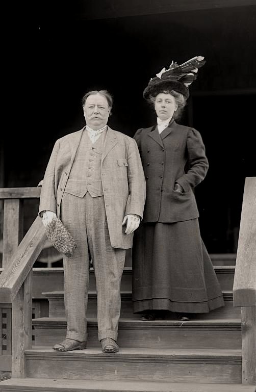 President William Howard Taft and his wife, circa 1910 | MATTHEW'S ISLAND