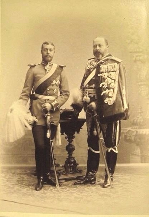 King Edward VII and Prince George (Later King George V) | MATTHEW'S ISLAND