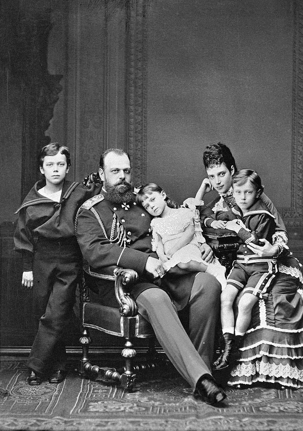 Tsar Alexander III and the Russian royal family, 1878 | MATTHEW'S ISLAND