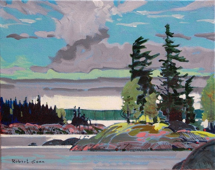 Painting by Robert Genn, 2008 | MATTHEW'S ISLAND