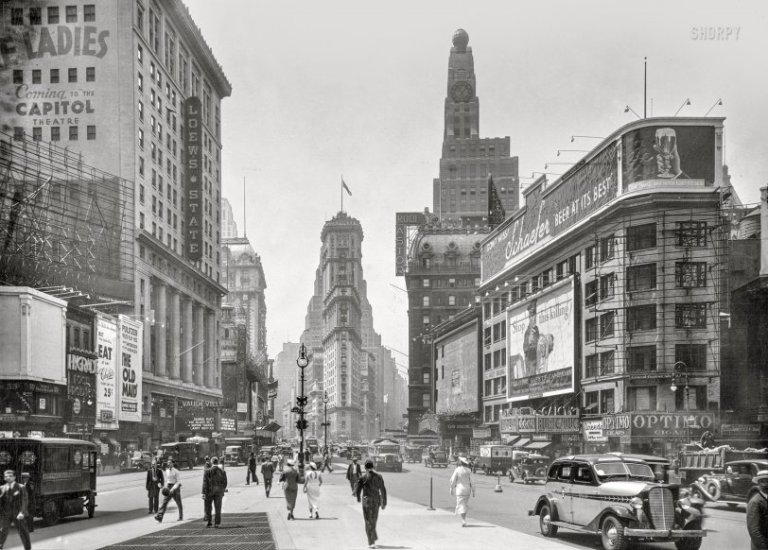 Times Square, NYC, 1935 | MATTHEW'S ISLAND