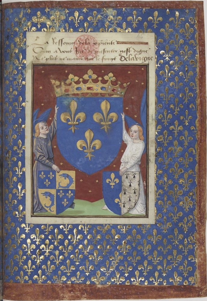 Medieval royal French manuscript | MATTHEW'S ISLAND