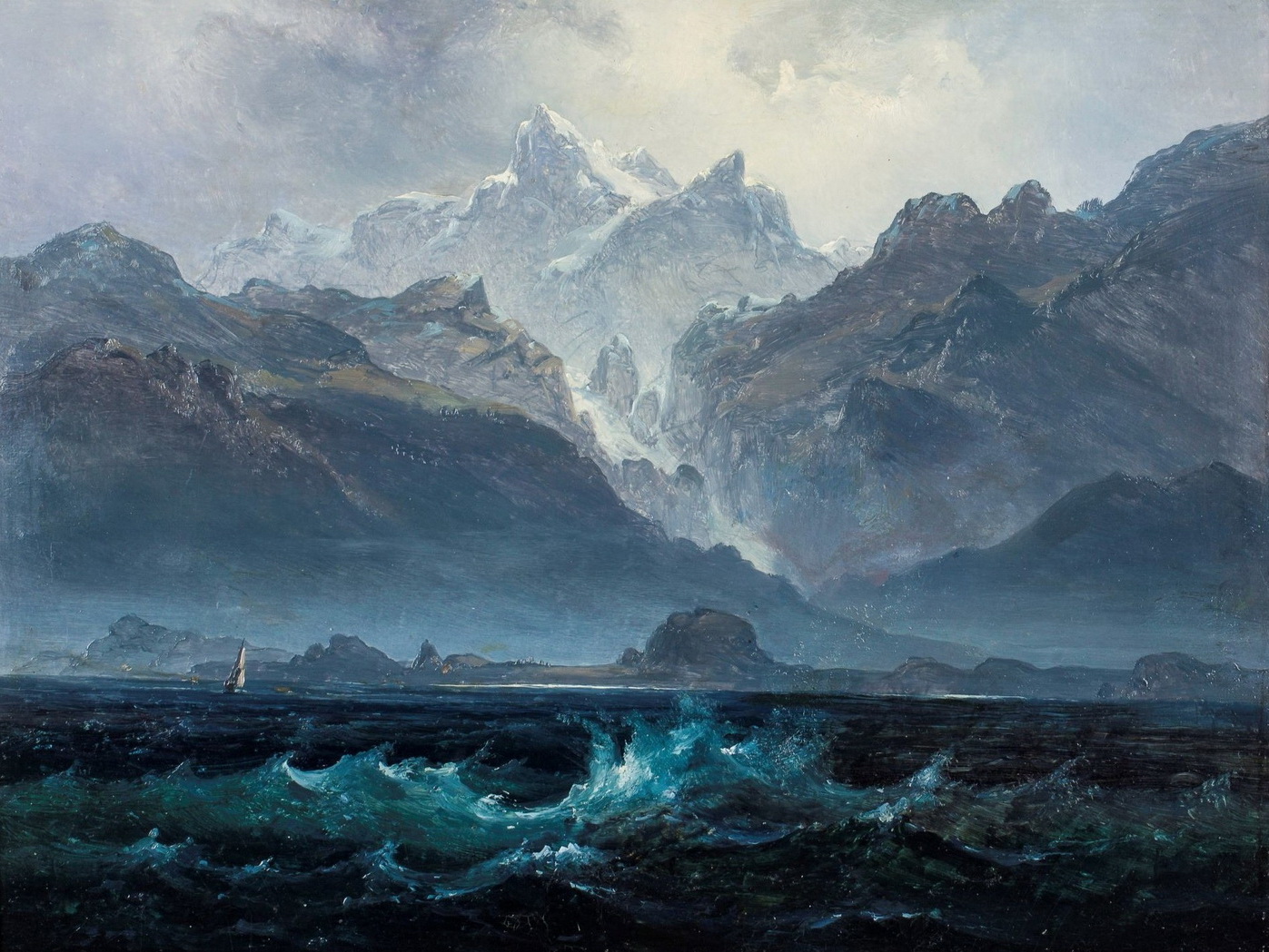 “The Seven Sisters Mountain Range” by Peder Balke, Norway | MATTHEW'S ISLAND